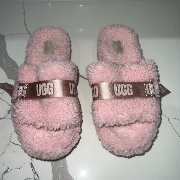 UGG | Shoes | Ugg Fluffita Pink Cloud Platform Slide Sandals | Poshmark